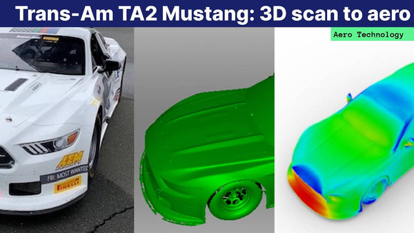 Helping teams understand the aero of a Trans-Am TA2 Mustang - Rapid Scan 3D